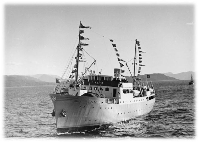 1950 – M/S Alta – Hurtigrutene.no
